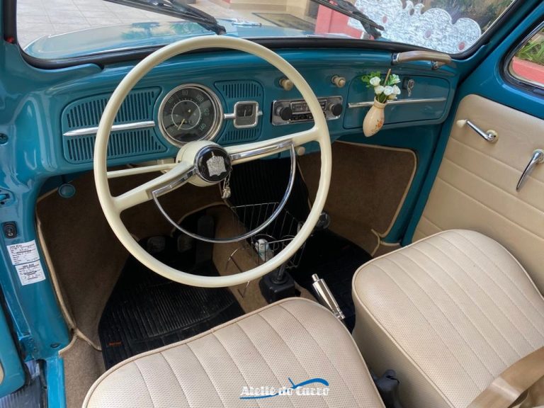 Ateliê do Carro | Fusca 1966 com interior bege. Diferenciado!