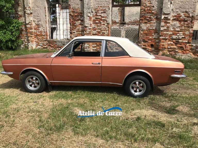 Ateliê do Carro | Corcel Luxo 1976 Bronze Lancer com interior marrom ...