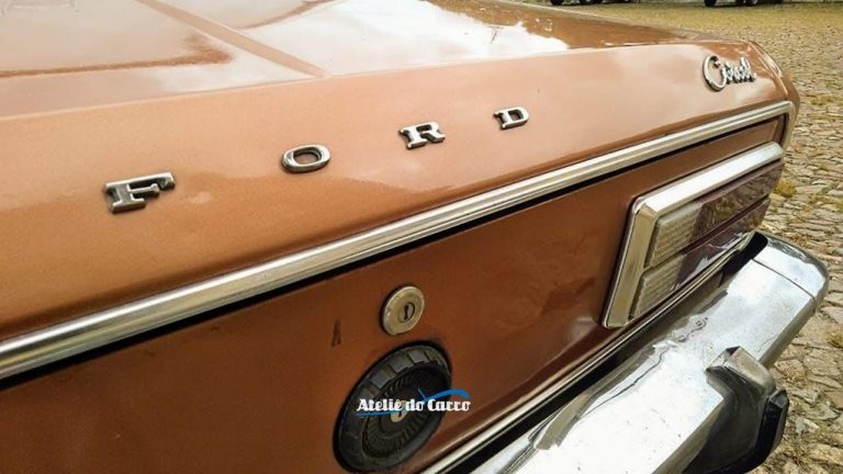 Ateliê do Carro | Corcel Luxo 1976 Bronze Lancer com interior marrom ...
