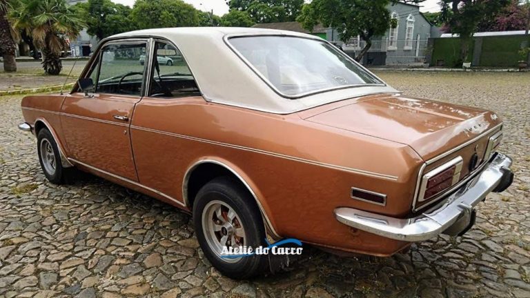 Ateliê do Carro | Corcel Luxo 1976 Bronze Lancer com interior marrom ...