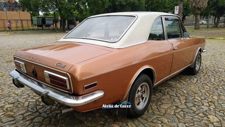 Ateliê do Carro | Corcel Luxo 1976 Bronze Lancer com interior marrom ...