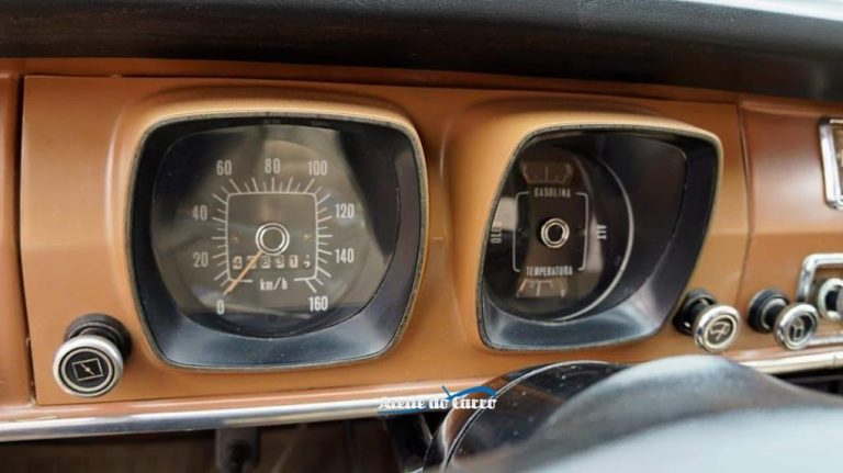 Ateliê do Carro | Corcel Luxo 1976 Bronze Lancer com interior marrom ...