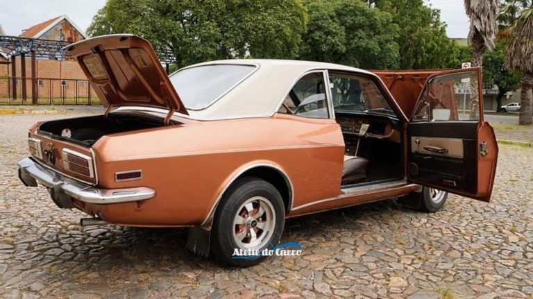 Ateliê do Carro | Corcel Luxo 1976 Bronze Lancer com interior marrom ...