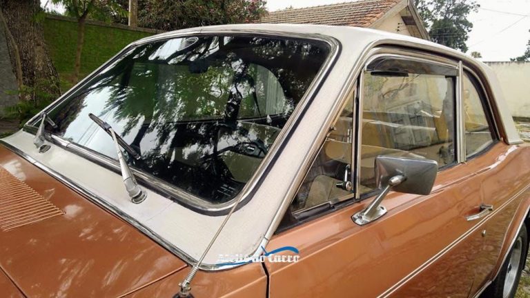 Ateliê do Carro | Corcel Luxo 1976 Bronze Lancer com interior marrom ...