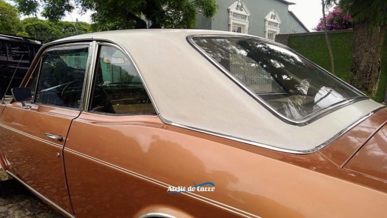 Ateliê do Carro | Corcel Luxo 1976 Bronze Lancer com interior marrom ...