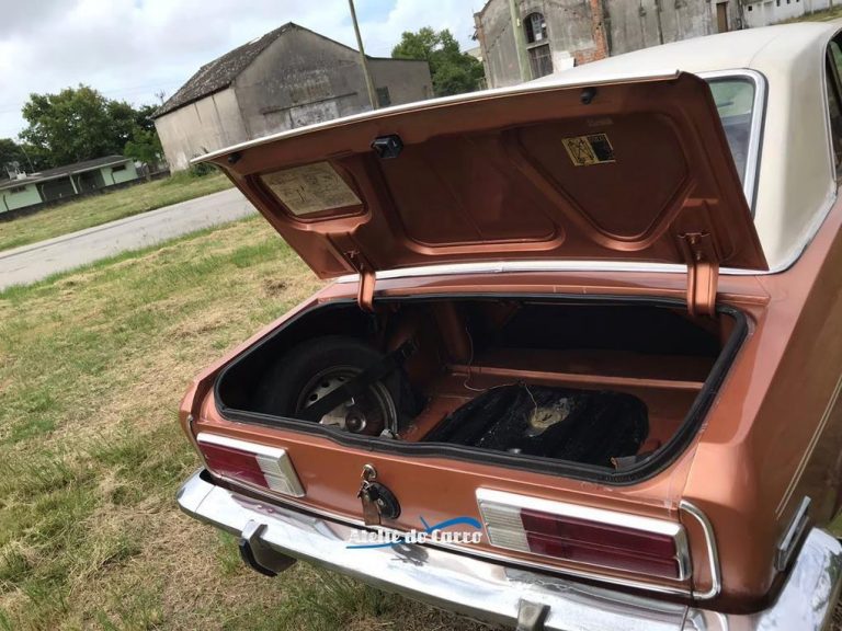 Ateliê do Carro | Corcel Luxo 1976 Bronze Lancer com interior marrom ...