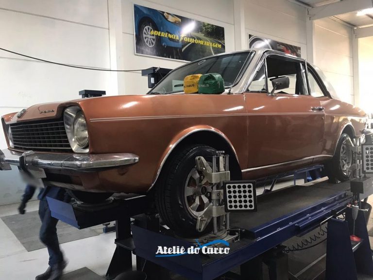 Ateliê do Carro | Corcel Luxo 1976 Bronze Lancer com interior marrom ...