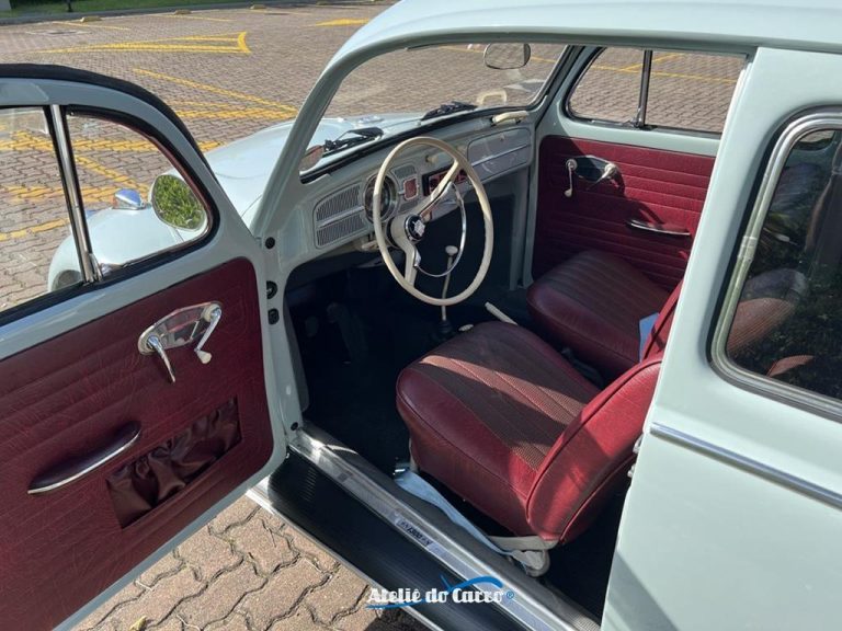 Ateliê do Carro | Fusca 1300 1970 1ª Série com interior Vermelho Turim ...