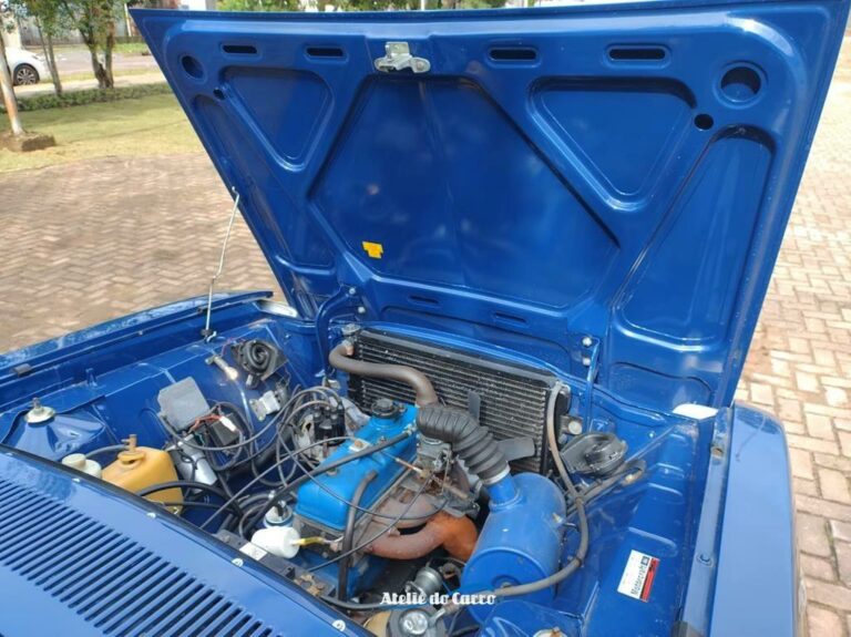 Ateliê do Carro | Corcel Luxo 1975 Azul Colonial, original e em ótima ...